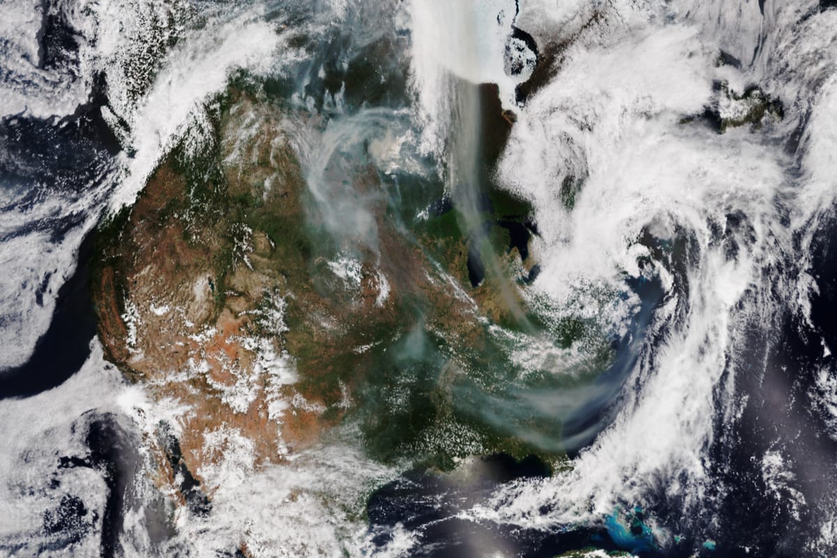 NASA satellites show wildfire smoke from Canada reaching deep into U.S.