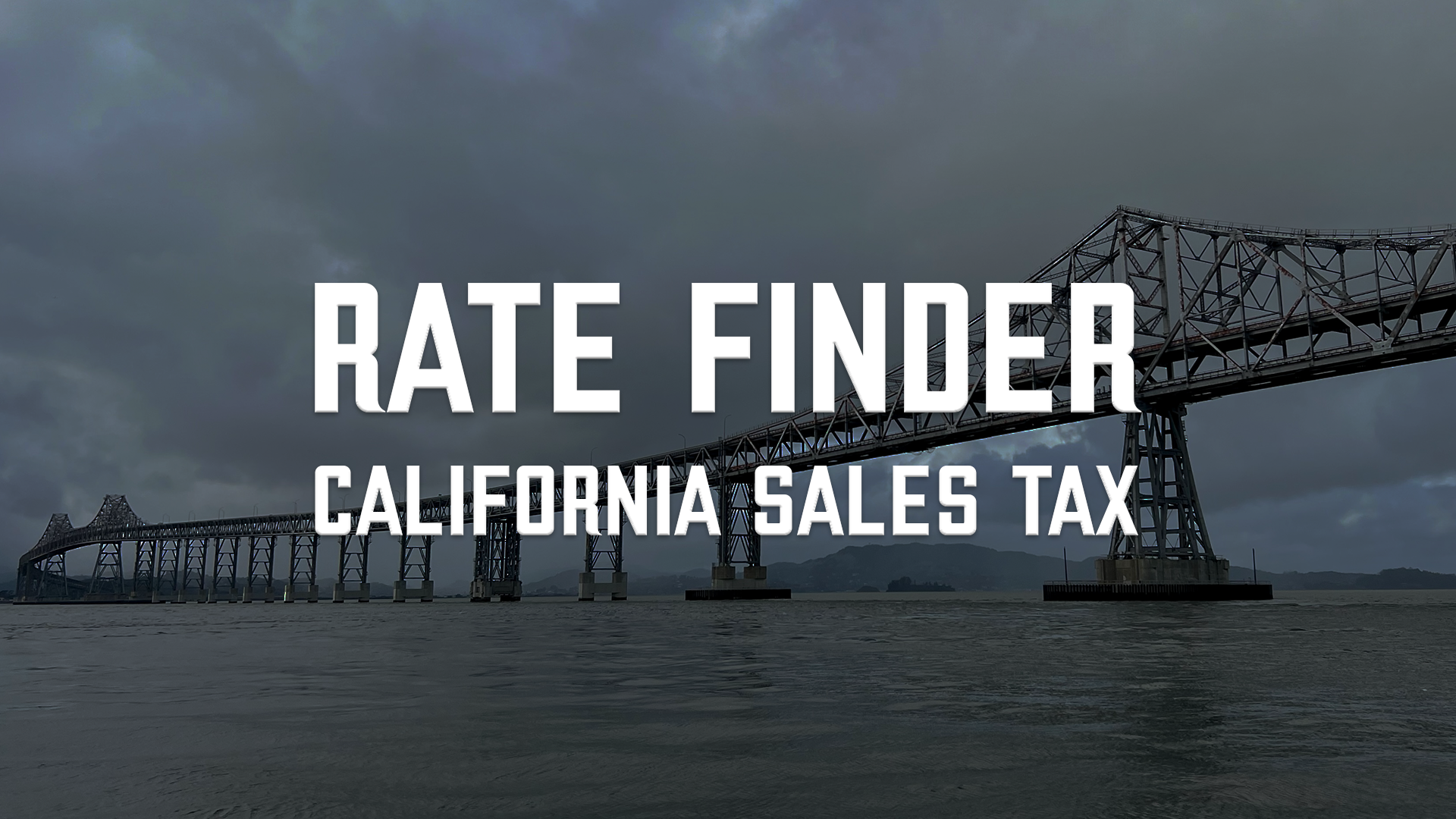 California sales tax rates: Find your local rate instantly