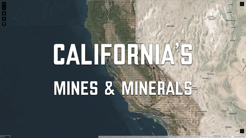 How to use California’s interactive mine and mineral resource maps